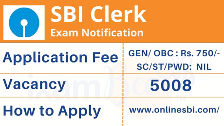 SBI Clerk 2022 Notification : Official Notification PDF, Application Form
